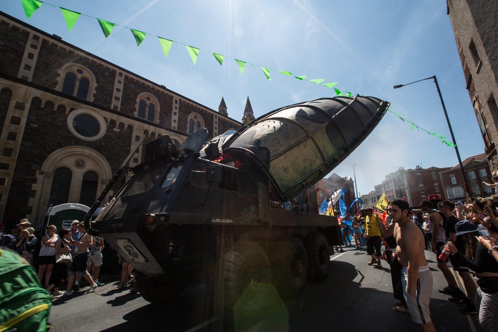 Arcadia Spectacular Perform at Bridgwater Carnival - Bridgwater Carnival